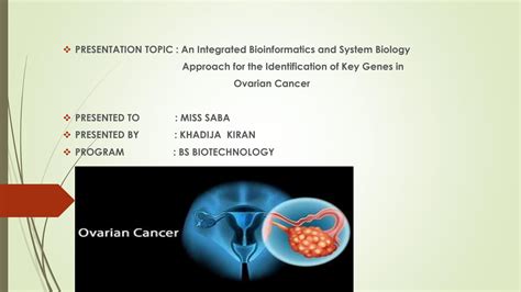 Solution Integrated Bioinformatics And System Biology For Gene