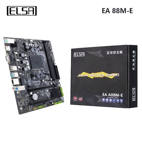 Brand New Esonic Elsa Brand Fm2 Fm2 A68 A88 Motherboard A4 A6 A8 A10 Gigabit Lan