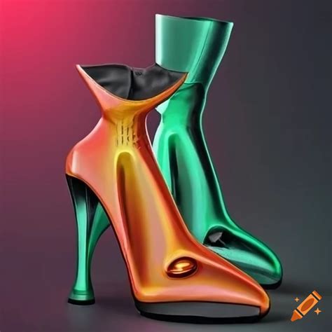 Surreal Abstract High Heel With Futuristic Design On Craiyon