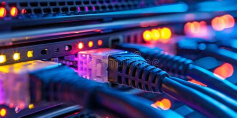 modern data center with highspeed network for efficient operations and