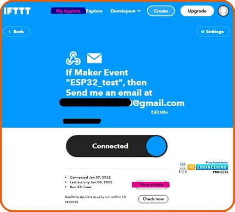 Esp32 Post With Thingspeak And Ifttt Artofit