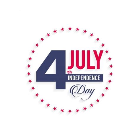 최소한의 독립 기념일 디자인 Eps Uidownload