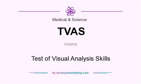 Tvas Test Of Visual Analysis Skills In Medical And Science By Tvas Test Of Visual Analysis Skills In Medical And Science By