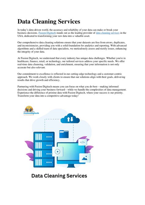 Ppt Data Cleaning Services Powerpoint Presentation Free Download