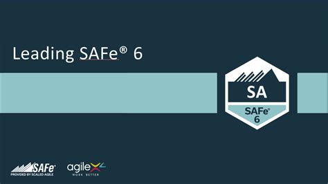 Leading Safe 6 With Safe Agilist Certification Agilexl