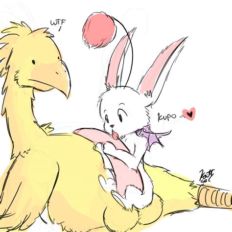 Rule 34 Chocobo Color Final Fantasy Furry Interspecies Kaittycat Male