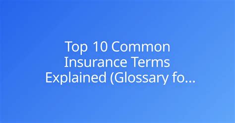 A Beginners Guide To Reading And Understanding Your Insurance Policy The Policy Explainer