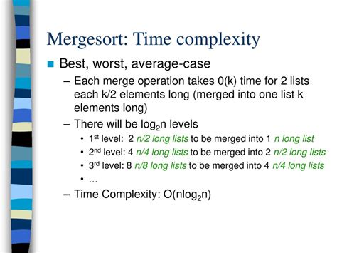 Mergesort Ppt Download