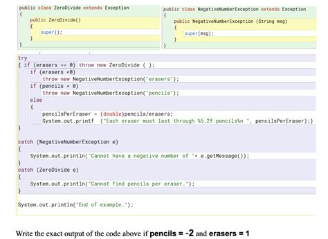 Solved Public Class Negativenumberexception Extends