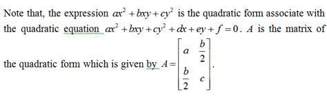Answered Find The Matrix Of The Quadratic Form Bartleby