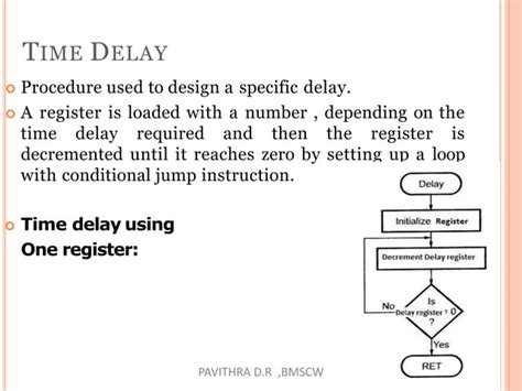 microprocessor counter and time delay pptx
