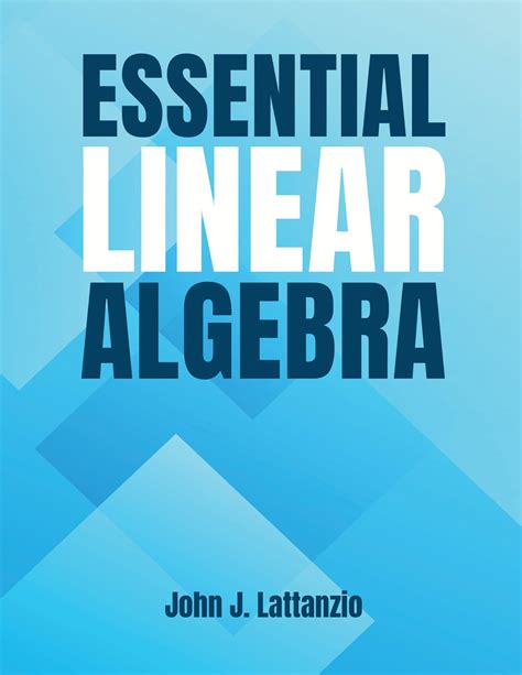 Essential Linear Algebra Higher Education