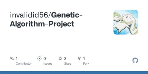 Github Invalidid Genetic Algorithm Project