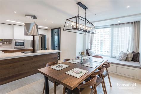 고품격 인테리어 한성아이디 디자인과 과학 자연의 조화로 공간을 재창조하는 인테리어 전문기업 Kitchen Interior Home N Decor