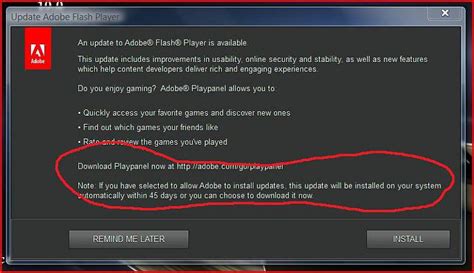 Beware Of Latest Adobe Flash Player Update Windows Forums