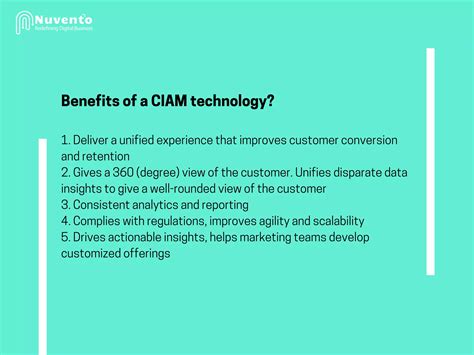 Customer Identity And Access Management Ciam Pdf