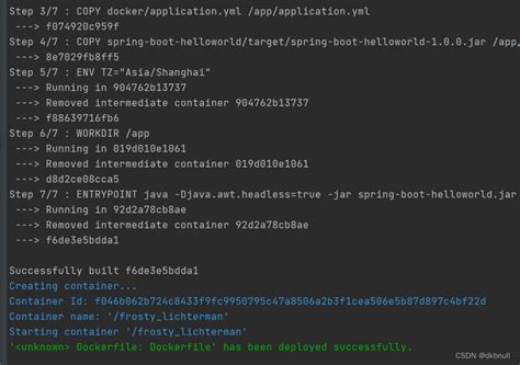idea直接打包docker镜像 idea打包成docker镜像 csdn博客