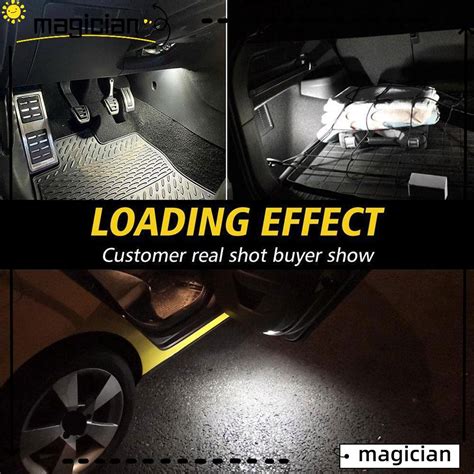 Mag ไฟ Led 12v กันน้ํา ทนทาน แบบเปลี่ยน สําหรับติดป้ายทะเบียนรถยนต์ Vw
