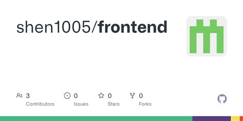 Github Shen Frontend