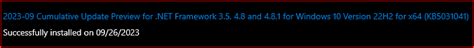 Kb5031041 Cumulative Update Net Framework 35 48 And 481 22h2 Windows Update Windows