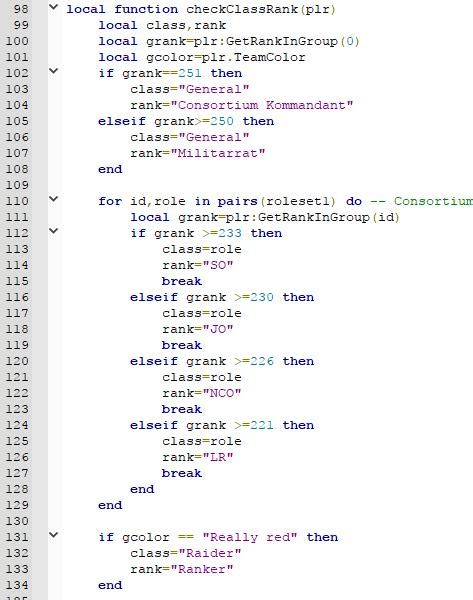 checking player s teamcolor to assign a loadout scripting support