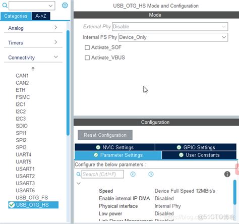 Stm32怎么在cubemx上配置usb Hs用于fsmob6454cc7a6087的技术博客51cto博客