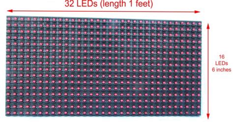 Module Led P10 Ngoài Trời Màu đỏ