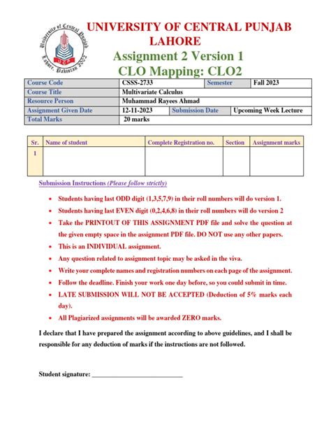 F23 Mvc Assignment 2 Pdf Mathematics