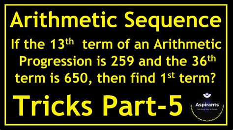 Arithmetic Sequence Amazing Tricks Part 5 Precalculus For All Gat Hat Usat Nat Sat And