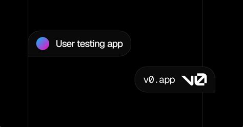 User Testing App V0 By Vercel
