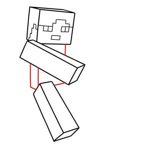 How To Draw Alex On Minecraft