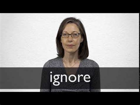 Ignore Synonyms Collins English Thesaurus