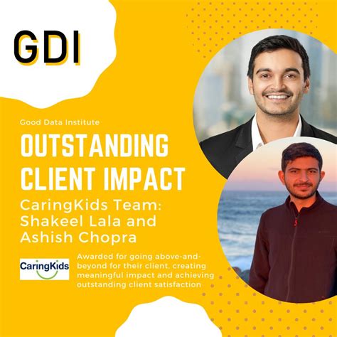 Good Data Institute Gdi On Linkedin Congratulations To Our Next Gdi Awards Winners Shakeel