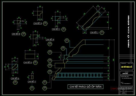 34details Of Ceiling Wood Paneling Autocad File Dwg