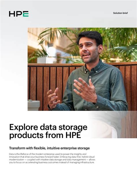 Explore Data Storage Products From Hpe