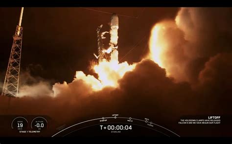 El Lanzamiento De Un Cohete Spacex Falcon 9 Es El Duodécimo Récord De
