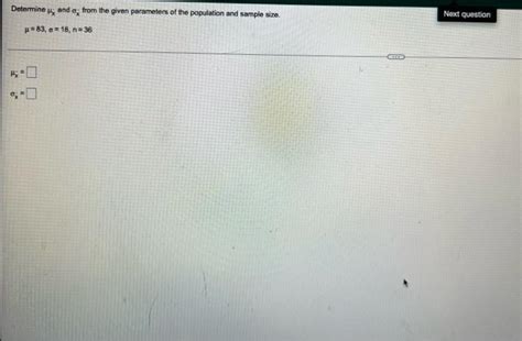 solved determine ux and ox from the given parameters of the