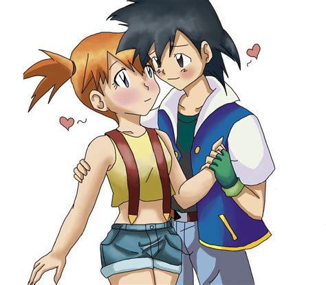 Ash Ketchum Posing With Beautiful Misty On Pokemon Coloring Page Porn Sex Picture