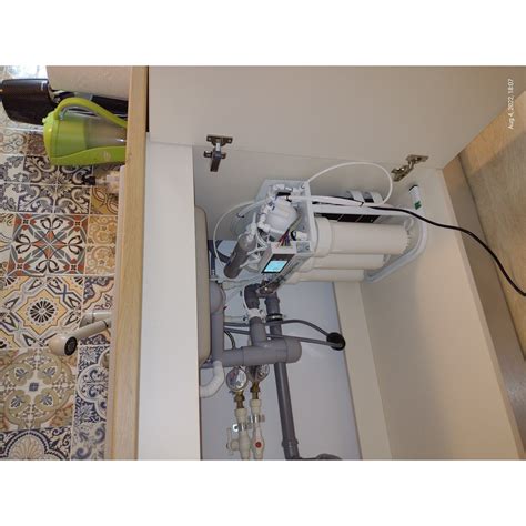 Система за пречистване на вода с обратна осмоза Direct Flow Lcd компютър с Tds метър Бустерна