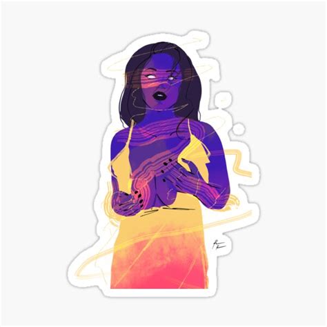 Red Squiggles Sticker By Rbengtsson Redbubble