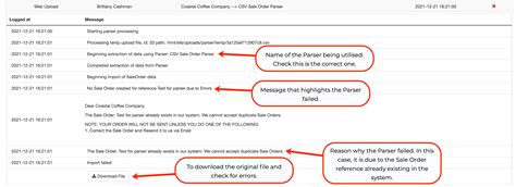 Parser Troubleshooting