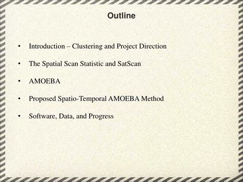 Ppt Spatio Temporal Cluster Detection Using Amoeba Powerpoint