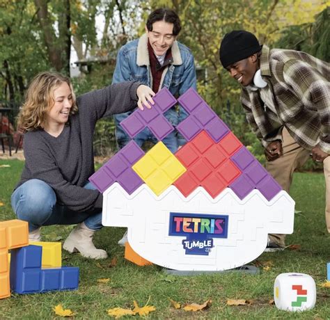 Tetris Xl 6ft Tumble Game Supersized Stacking Fun For All Ages
