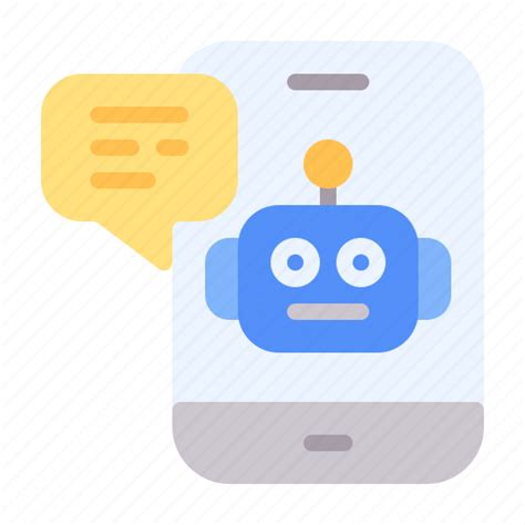 bot artificial intelligence technology systems icon download on