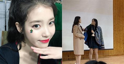 스브스타 고3 팬 약속 지키기 위해 김제여고 졸업식 참석한 아이유
