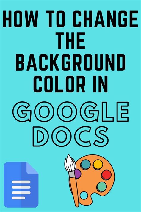 How To Change The Background Color In Google Docs Artofit