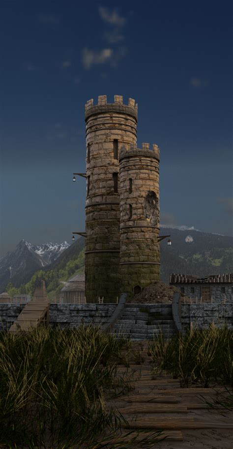 Castle Blender 3dmodeling