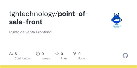 Github Tghtechnologypoint Of Sale Front Punto De Venta Frontend