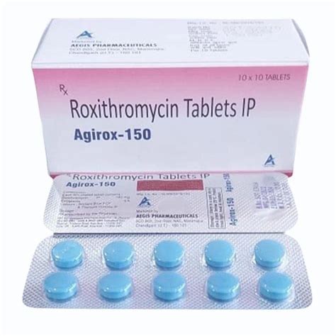 Roxithromycin Tablets I P 150 Mg At ₹ 1350box Roxithromycin In