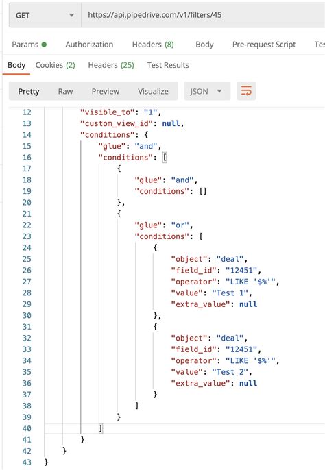 Add Filter Via Api Api Pipedrive Developers Community